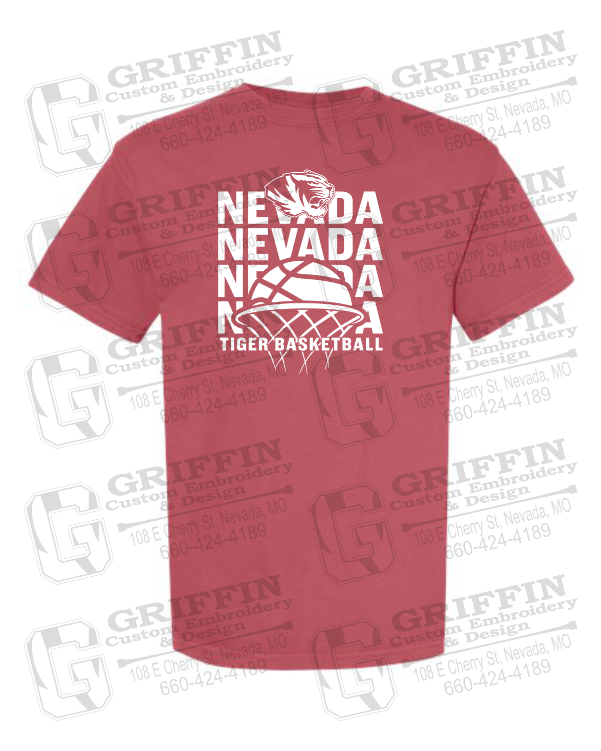 COMFORT COLORS SHORT SLEEVE T-SHIRTS - NEVADA BASKETBALL – Griffin ...