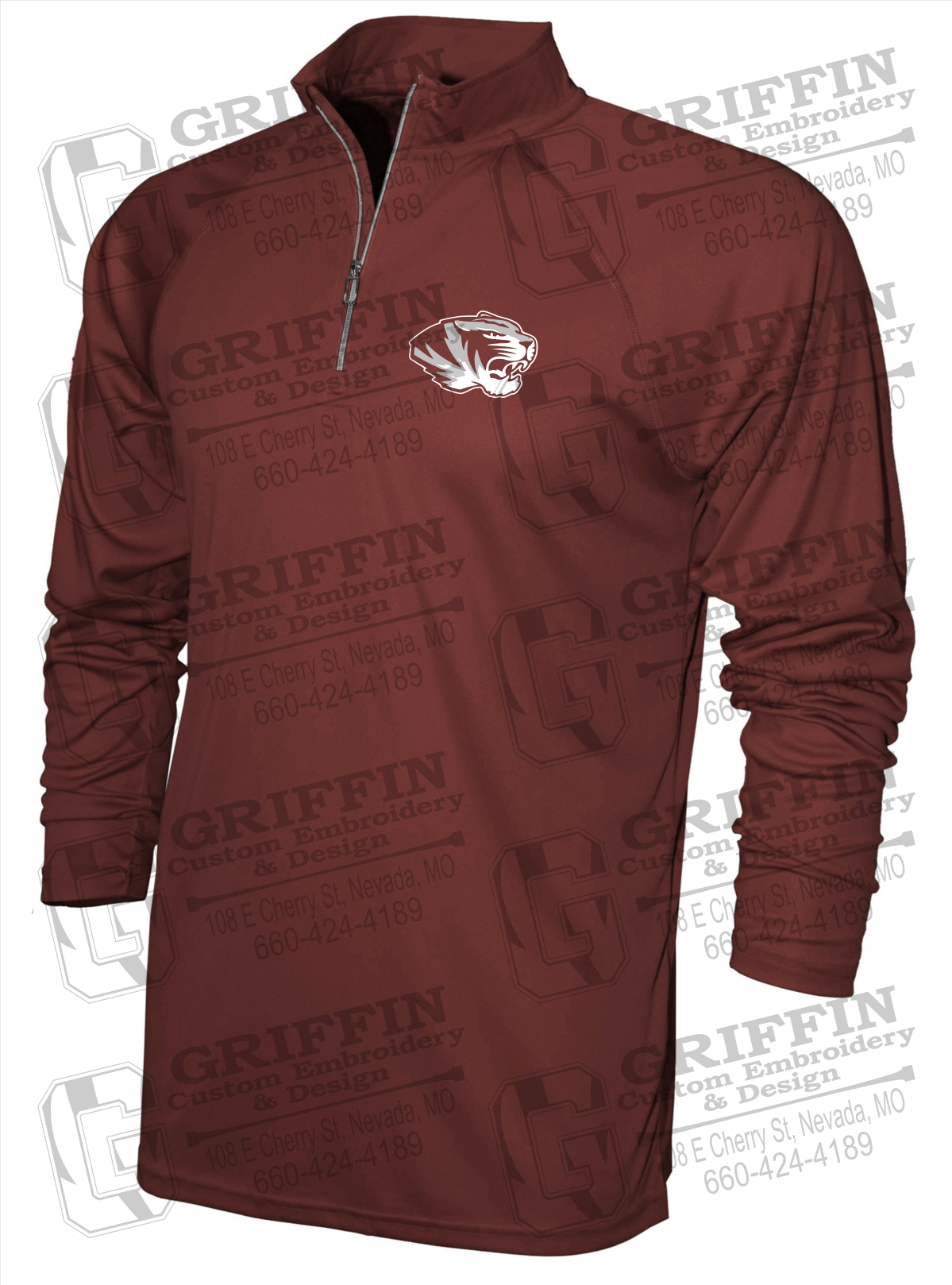 QUARTER ZIPS - NEVADA TIGERS BASKETBALL – Griffin Custom Design