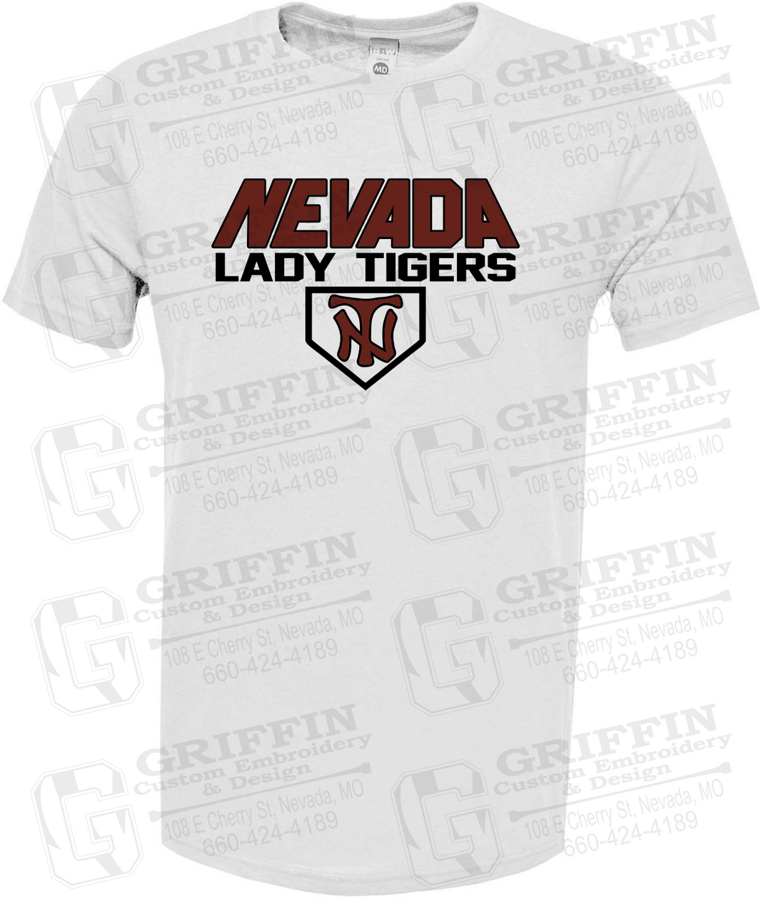SOFT-TEK SHORT SLEEVE T-SHIRTS - NEVADA SOFTBALL – Griffin Custom Design