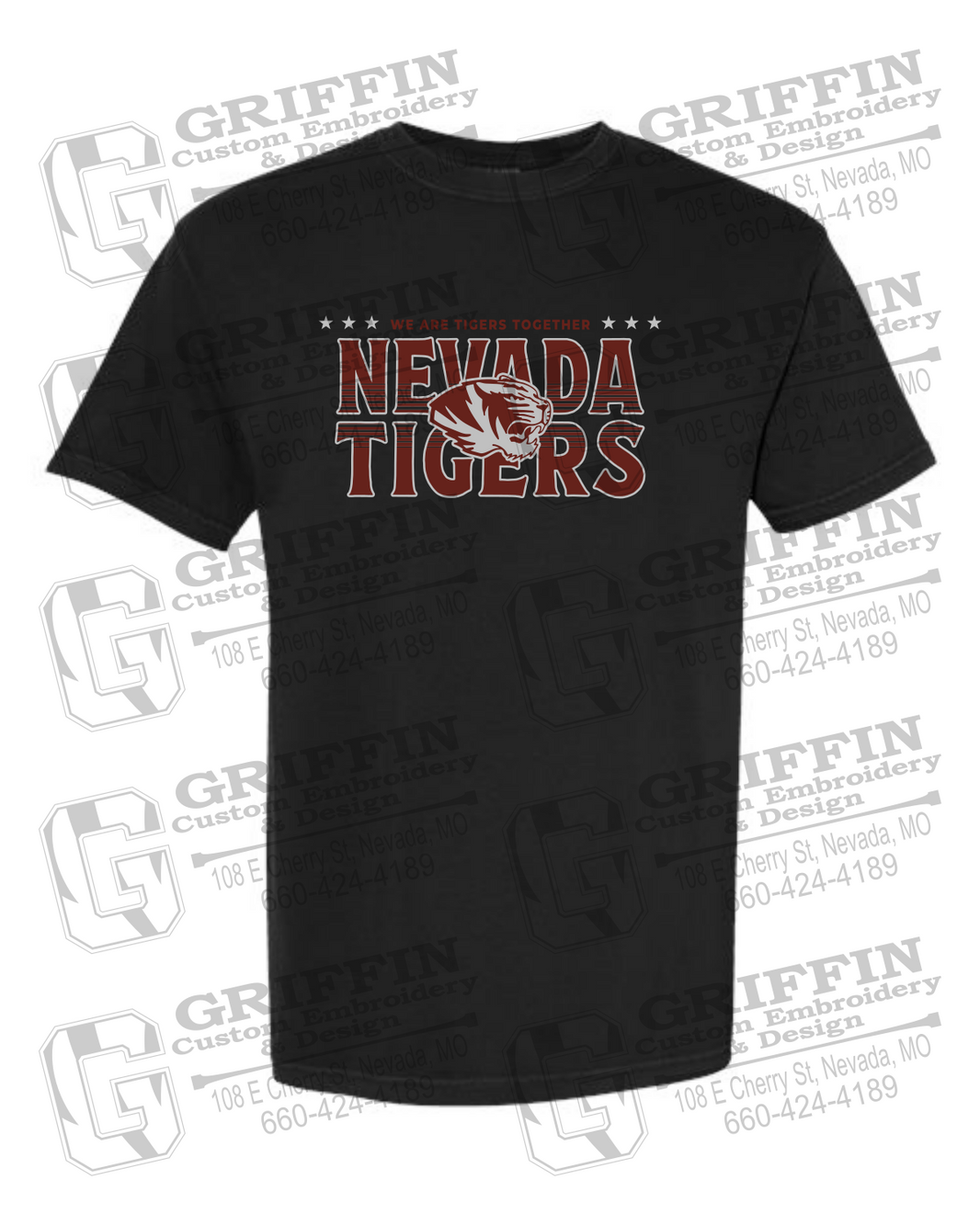 COMFORT COLORS SHORT SLEEVE T-SHIRTS - NEVADA BASKETBALL – Griffin ...