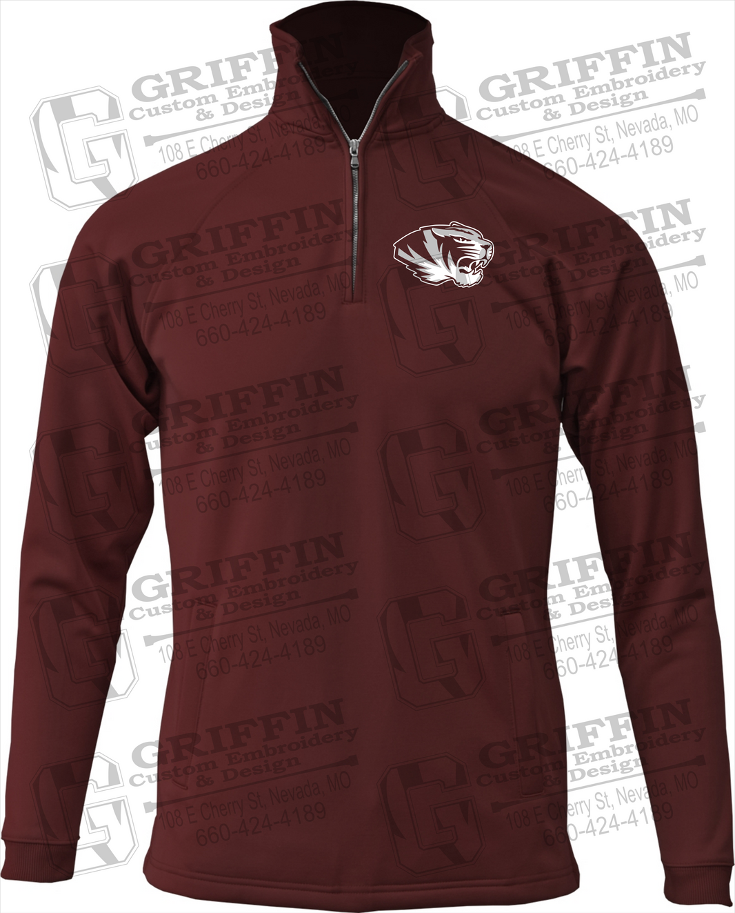 QUARTER ZIPS - NEVADA TIGERS BASKETBALL – Griffin Custom Design