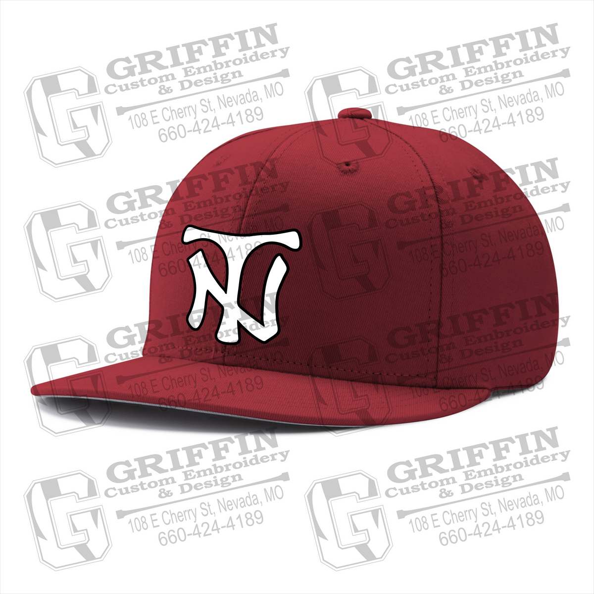 Pennant Snapback Cap - NHS Baseball Logo – Griffin Custom Design
